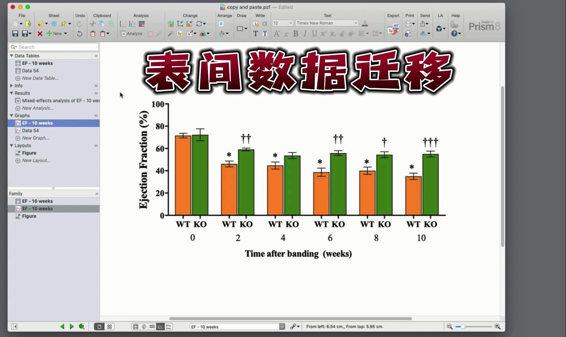 GraphPad Prism教程：表间数据迁移-GraphPad中国-GraphPad中国-哔哩哔哩视频