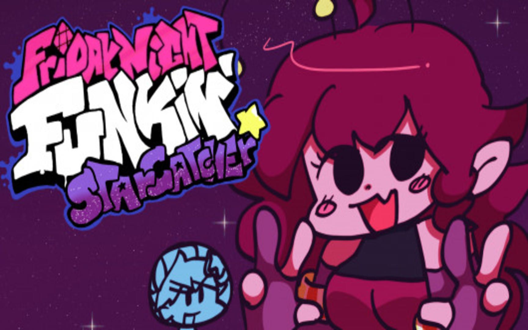 Friday Night Funkin' StarCatcher Week1-4_哔哩哔哩_bilibili