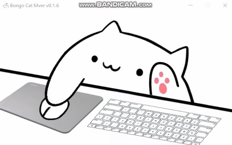 Bongo Cat 自制全键盘系列_哔哩哔哩_bilibili