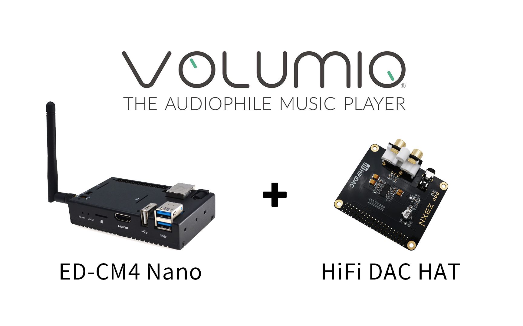 CM4 Nano + DAC HAT + Volumio 实现播放一体机_哔哩哔哩_bilibili