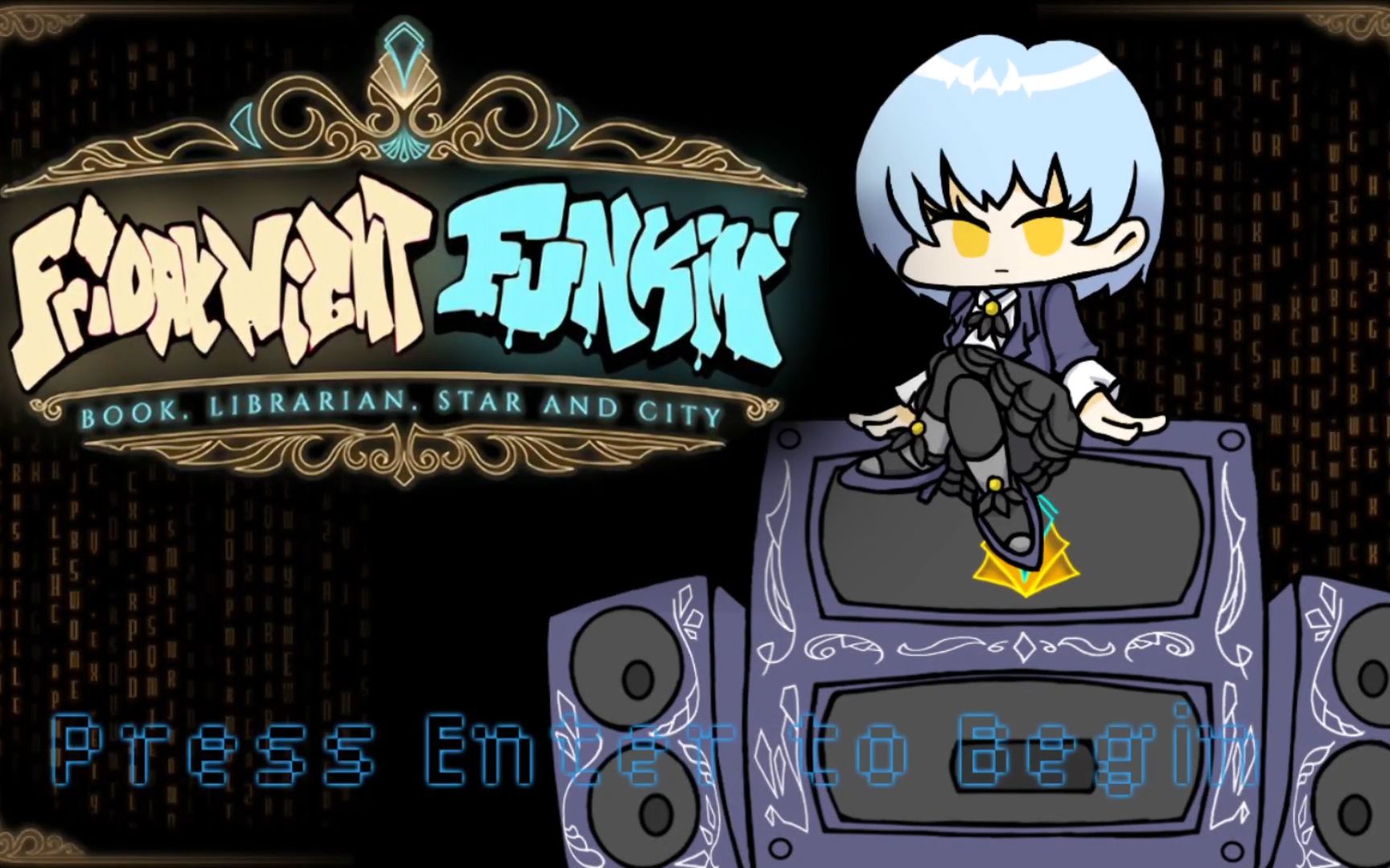 （已翻译，已更新第二周）优质fnf模组fnf X 废墟图书馆：Friday Night Funkin' : Library Of Ruina ...