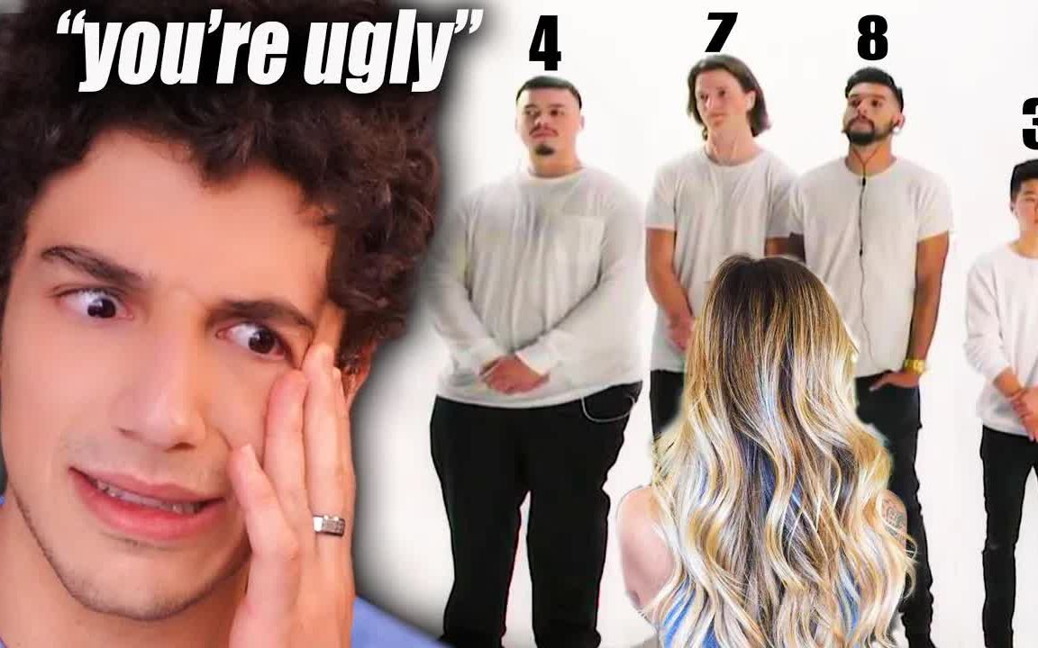 【Rebal D】Girl RANKING 11 Boys by APPEARANCE😳_哔哩哔哩_bilibili