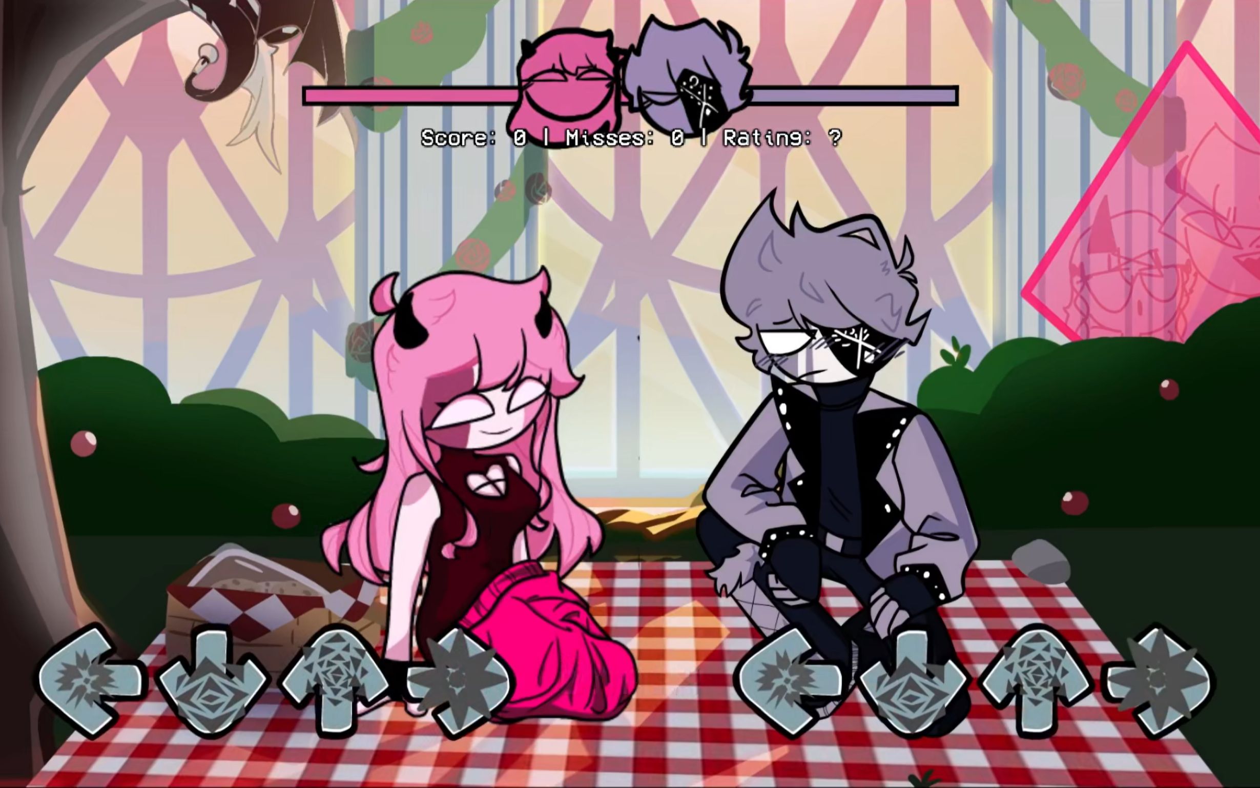 【官方中字/Mod展示】FNF - Date-Night Masses - 哔哩哔哩