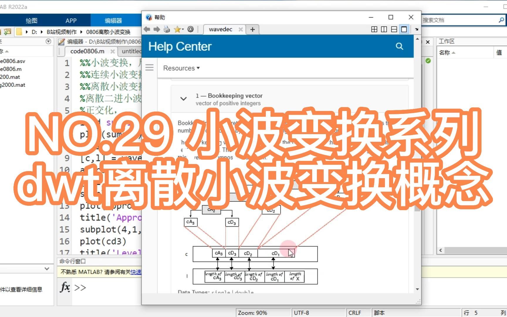 No29 小波变换系列——dwt离散小波变换概念（四） 哔哩哔哩 