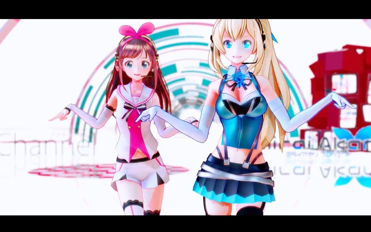 【MMD】LUVORATORRRRRY!(Kizuna AI X Mirai Akari)_哔哩哔哩_bilibili