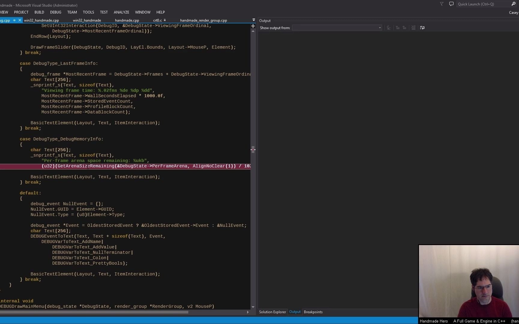 Handmade Hero Day 266 - Adding a Top Clocks Profile View_哔哩哔哩_bilibili