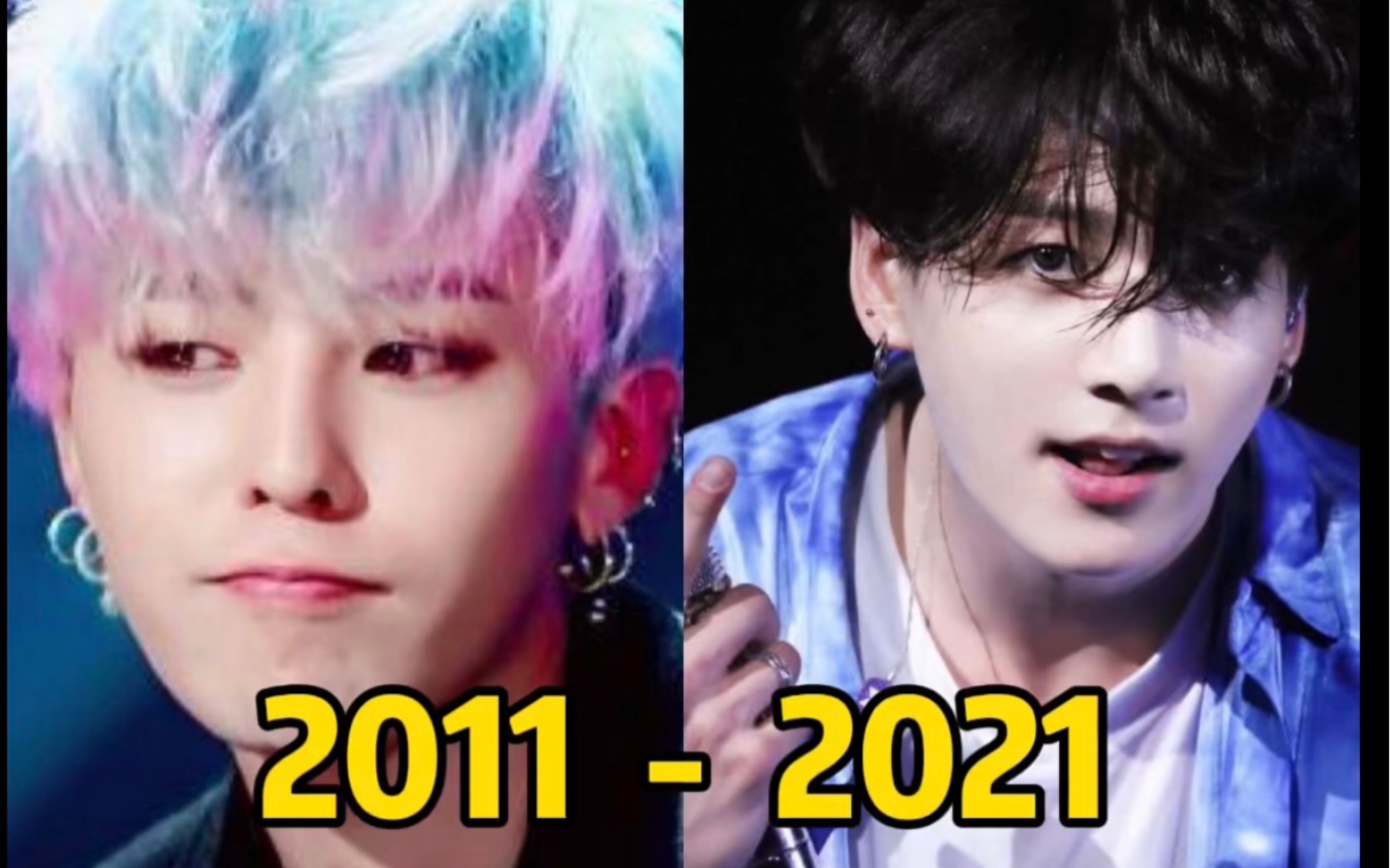 Kpop 】（ 2011 - 2021 ）每年播放量最高的男团歌曲 TOP5_哔哩哔哩_bilibili