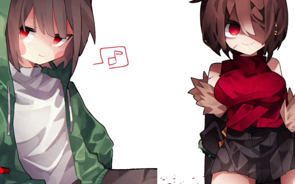 【转载/fell shift】chara图集-锣灌终-SF-哔哩哔哩视频