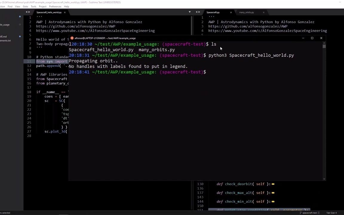 一个视频，包教包会航天器Class源代码 | Python 的轨道力学_哔哩哔哩_bilibili