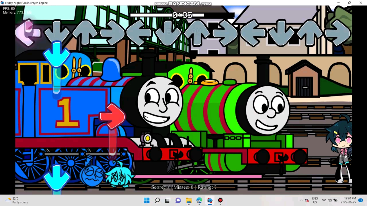 周五夜放克（FNF）——(Bonedoggle but Thomas Percy and Kou sing it)