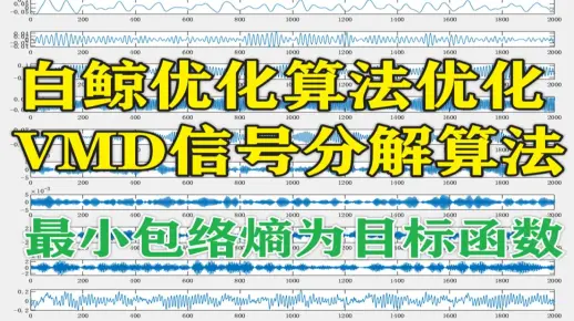2-326基于Matlab的白鲸优化算法优化VMD信号分解算法_哔哩哔哩_bilibili