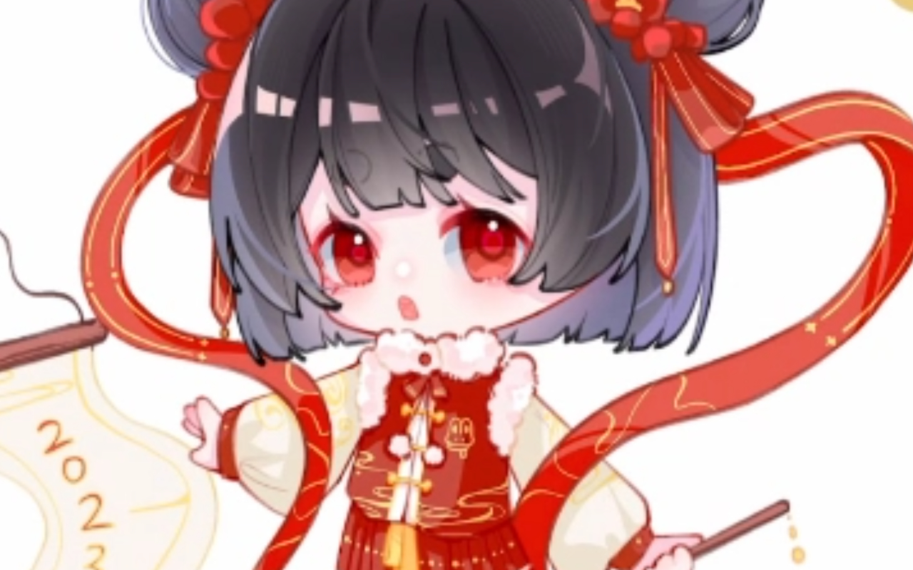 【ipad绘画教程】保姆级从零开始一步一步教你卯兔拟人，草履虫都能学会的q版小头 哔哩哔哩 