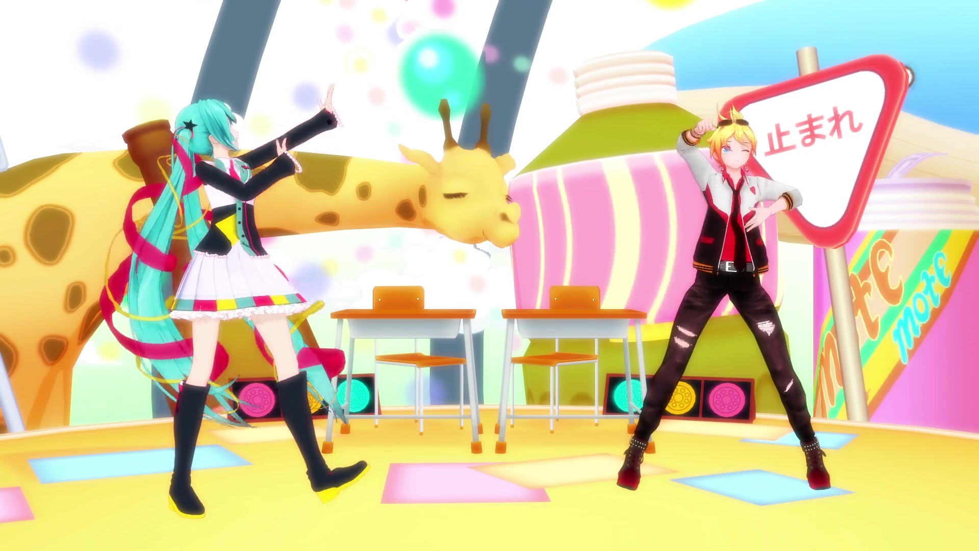 【V+MMD and 调音】【初音ミク・镜音レン】アンバランスヒーロー V4X_哔哩哔哩 (゜-゜)つロ 干杯~-bilibili