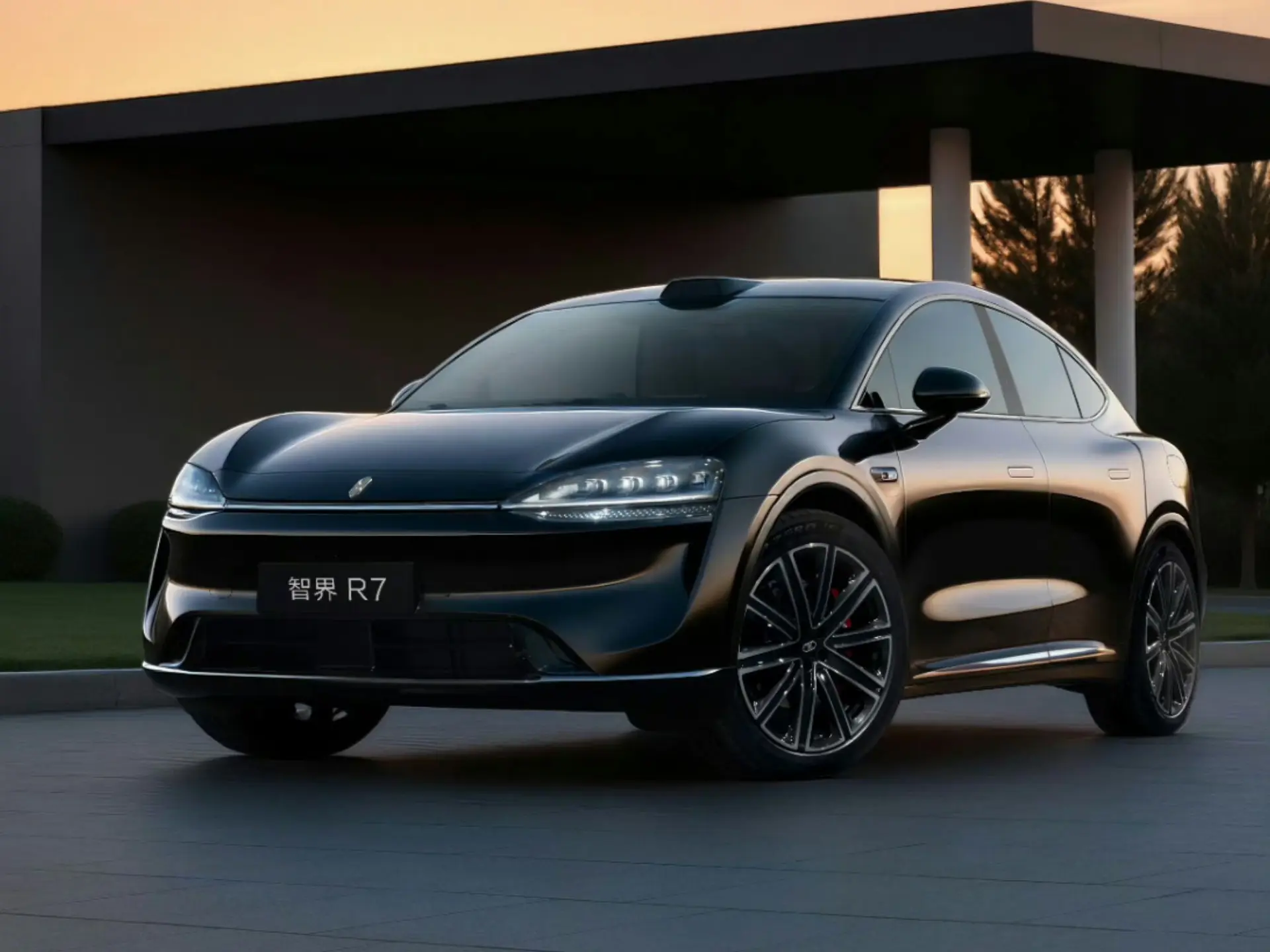 华为新款智界R7抢先看，新颜值够不够帅呢？_哔哩哔哩_bilibili