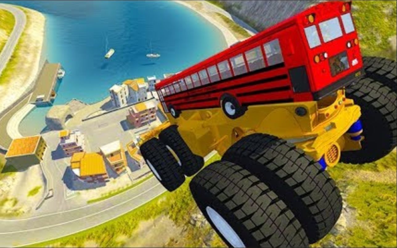 【Beamng drive】 Belaz 75710撞毁-BeamNG-Destruction_哔哩哔哩 (゜-゜)つロ 干杯~-bilibili