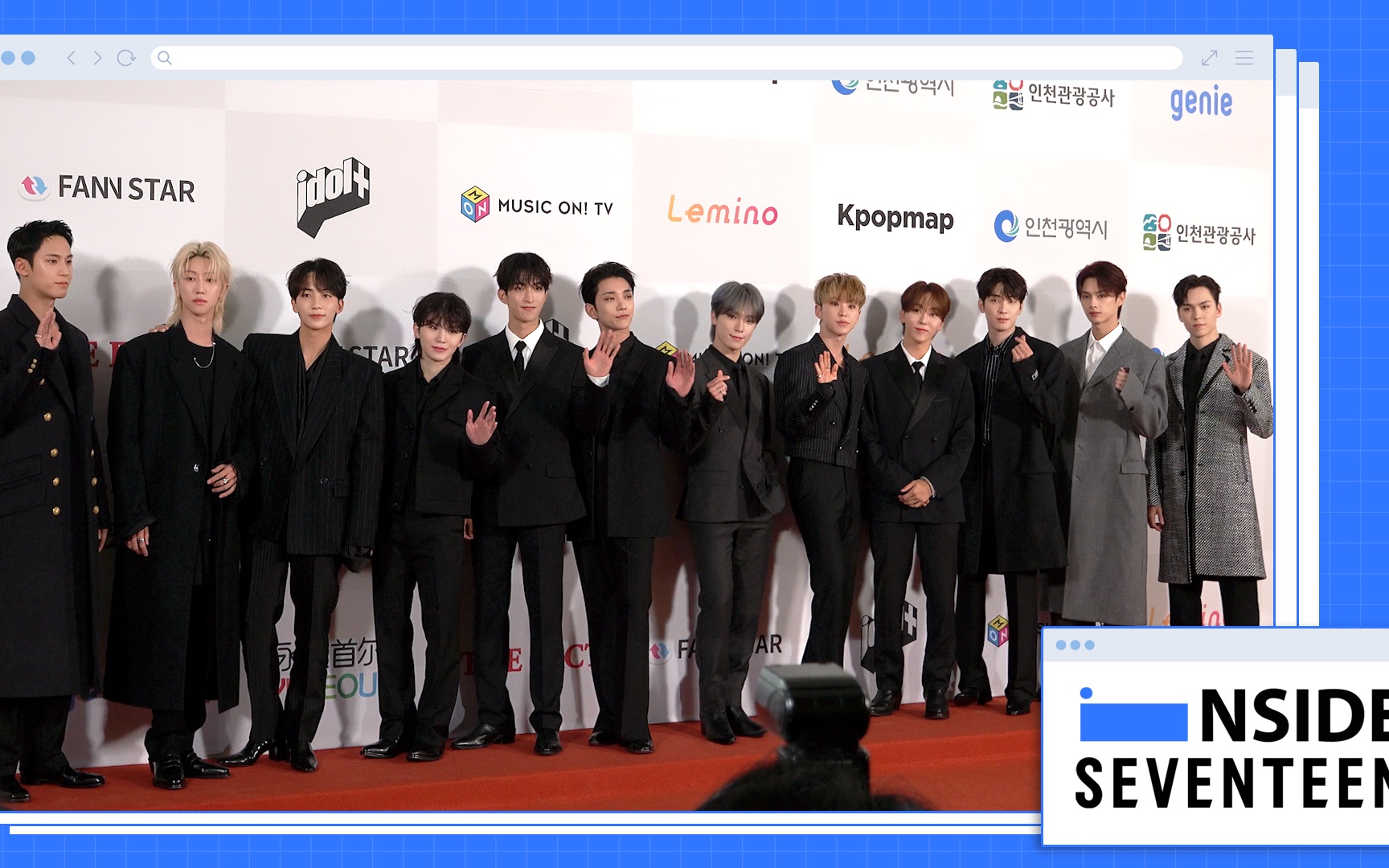 [INSIDE SEVENTEEN] 2023 THE FACT MUSIC AWARDS 幕后花絮-SEVENTEEN-SEVENTEEN ...