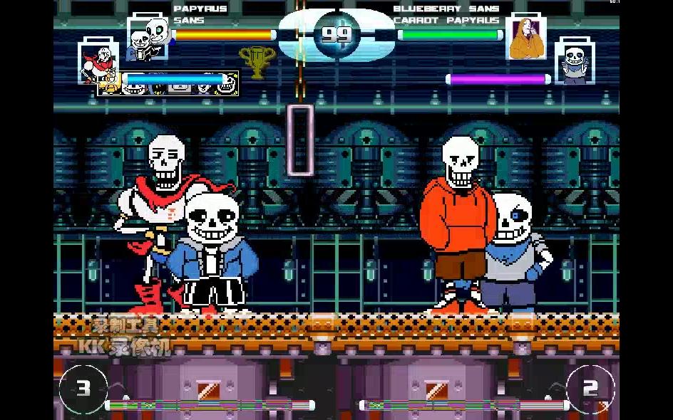 [MUGEN] Ink saness VS Ultra sans