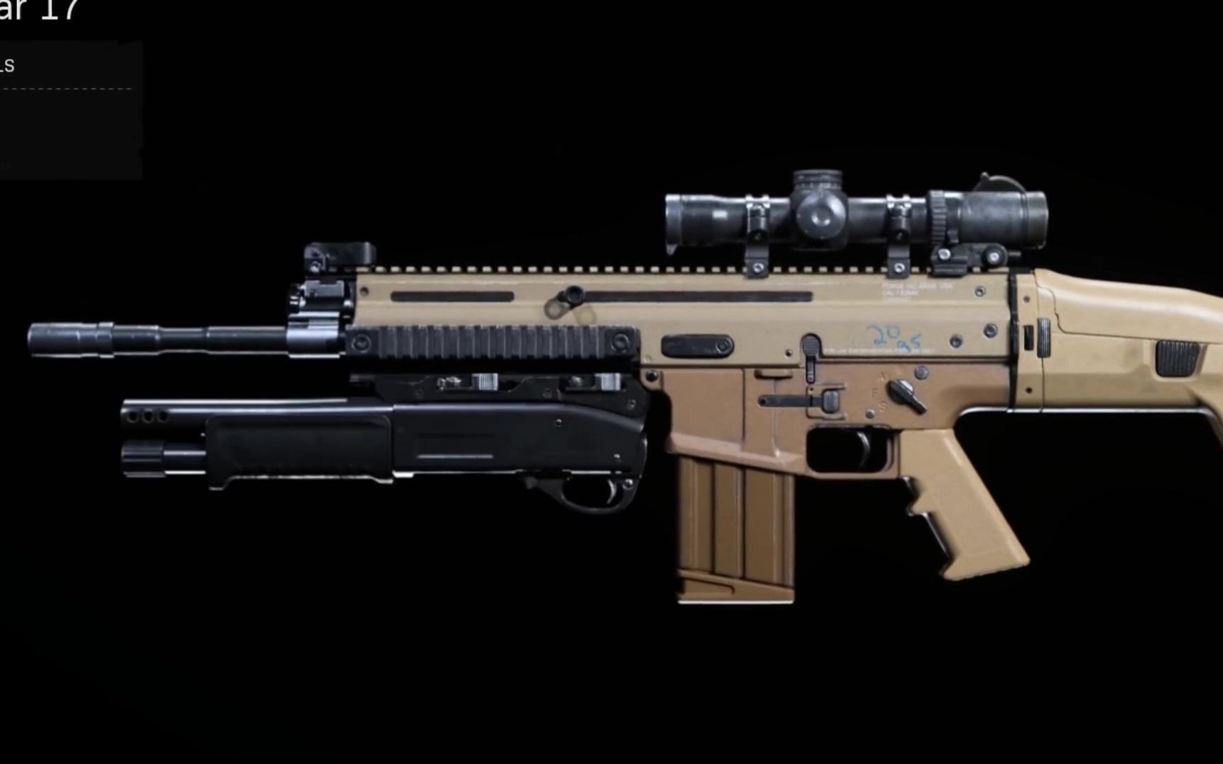 cod使命召唤 阴间混搭Cursed Guns FN Scar 17 Edition_使命召唤