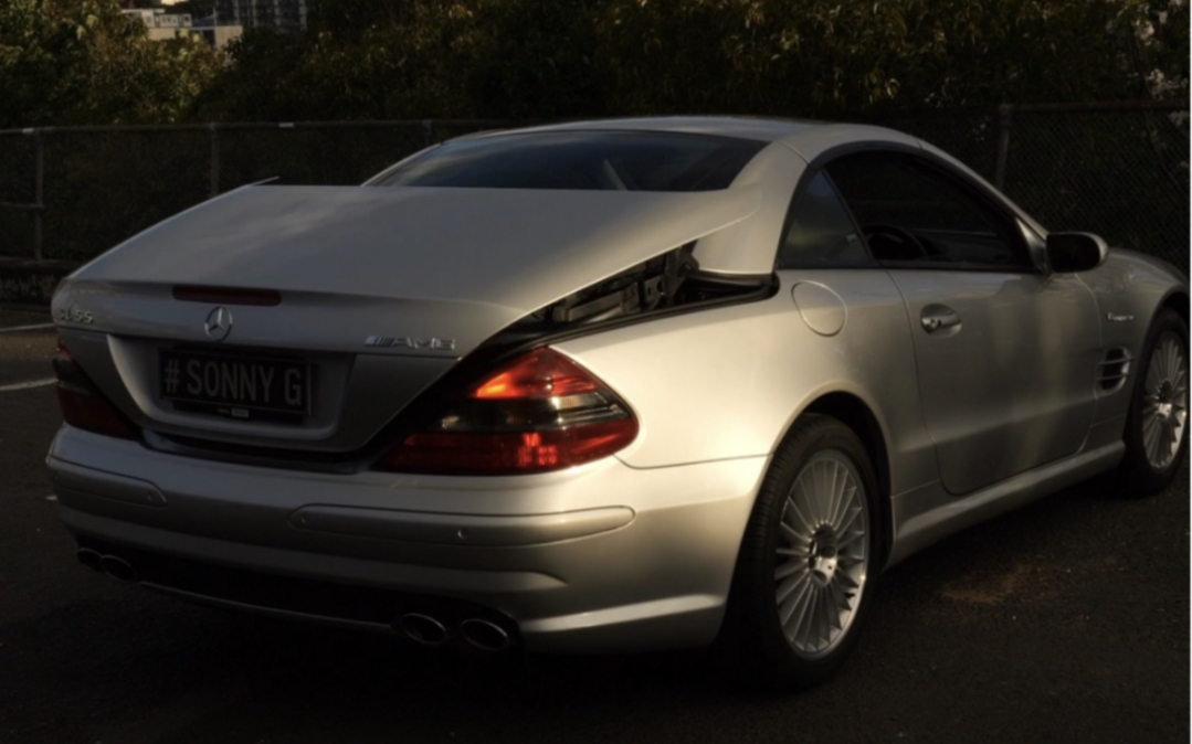 沉浸式看车 2004 奔驰AMG SL55 右舵 纽规 - 哔哩哔哩