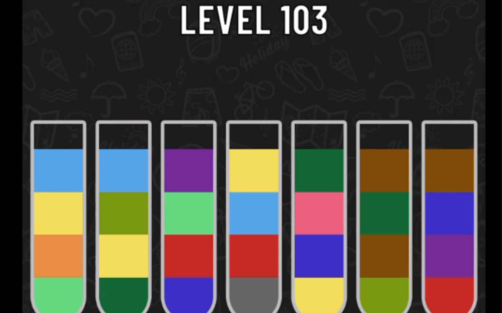 water sort puzzle 水排序拼图 103-104_哔哩哔哩_bilibili