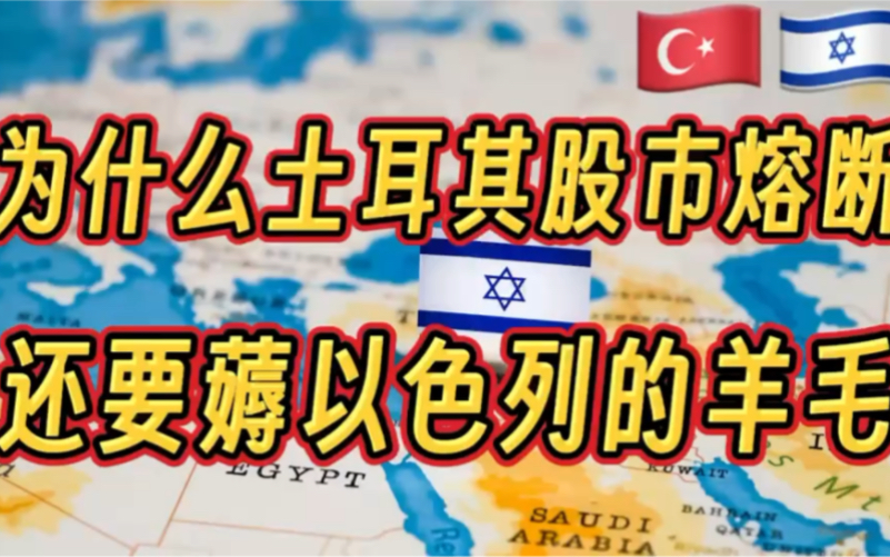 为什么土耳其就算股市熔断，也要薅以色列的羊毛-钱说-钱说-哔哩哔哩视频