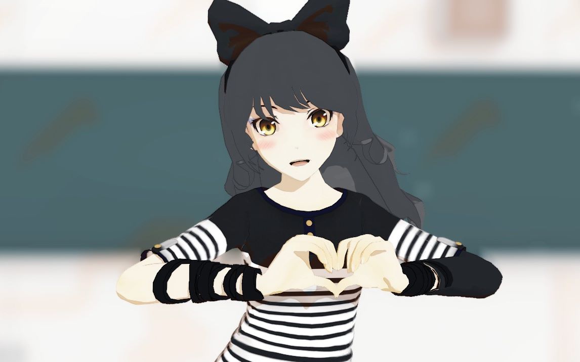 【MMD】(*^ ^*)Blake来给你合成快乐啦！！_哔哩哔哩_bilibili