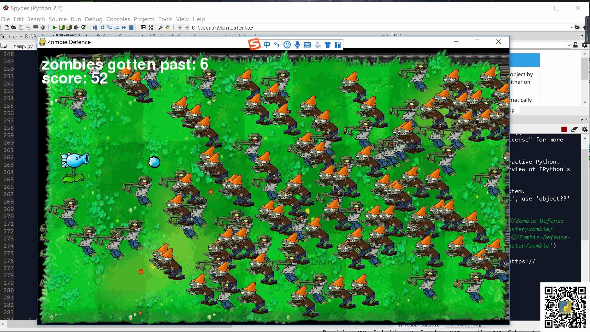 python游戏编程：植物大战僵尸_哔哩哔哩_bilibili