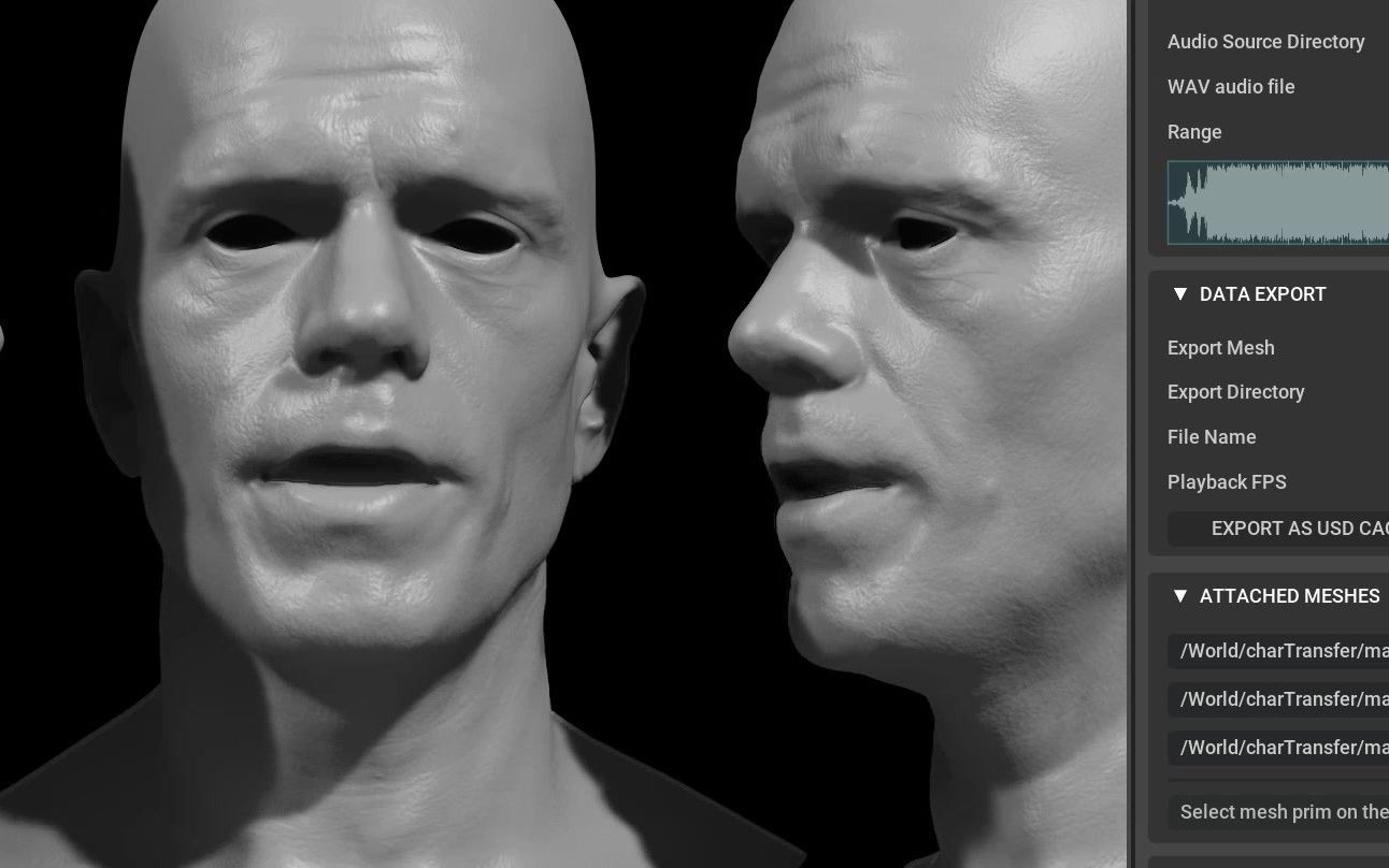 【音频驱动表情】不需要动作捕捉，音频转化表情动画，震惊！Audio2Face与MetaHuman结合