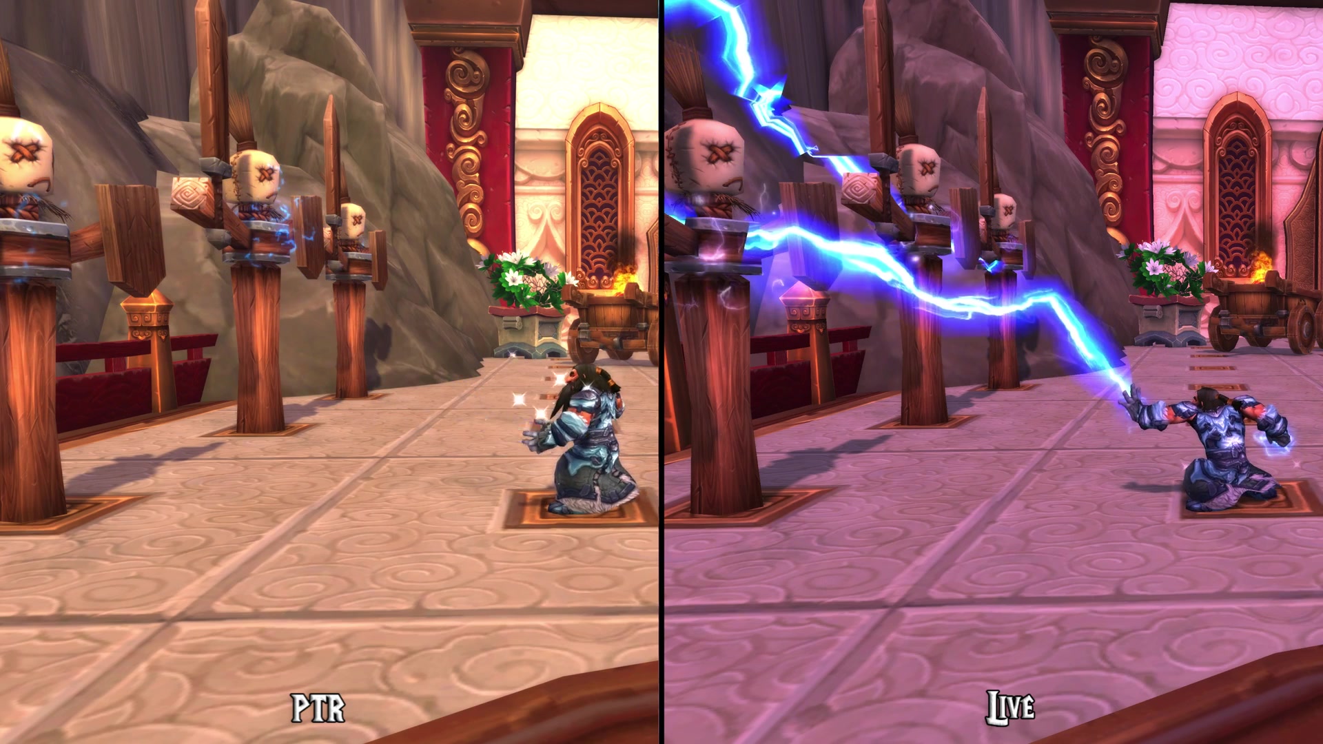 魔兽世界7.3PTR 元素萨满新施法动作 技能动画_哔哩哔哩_bilibili