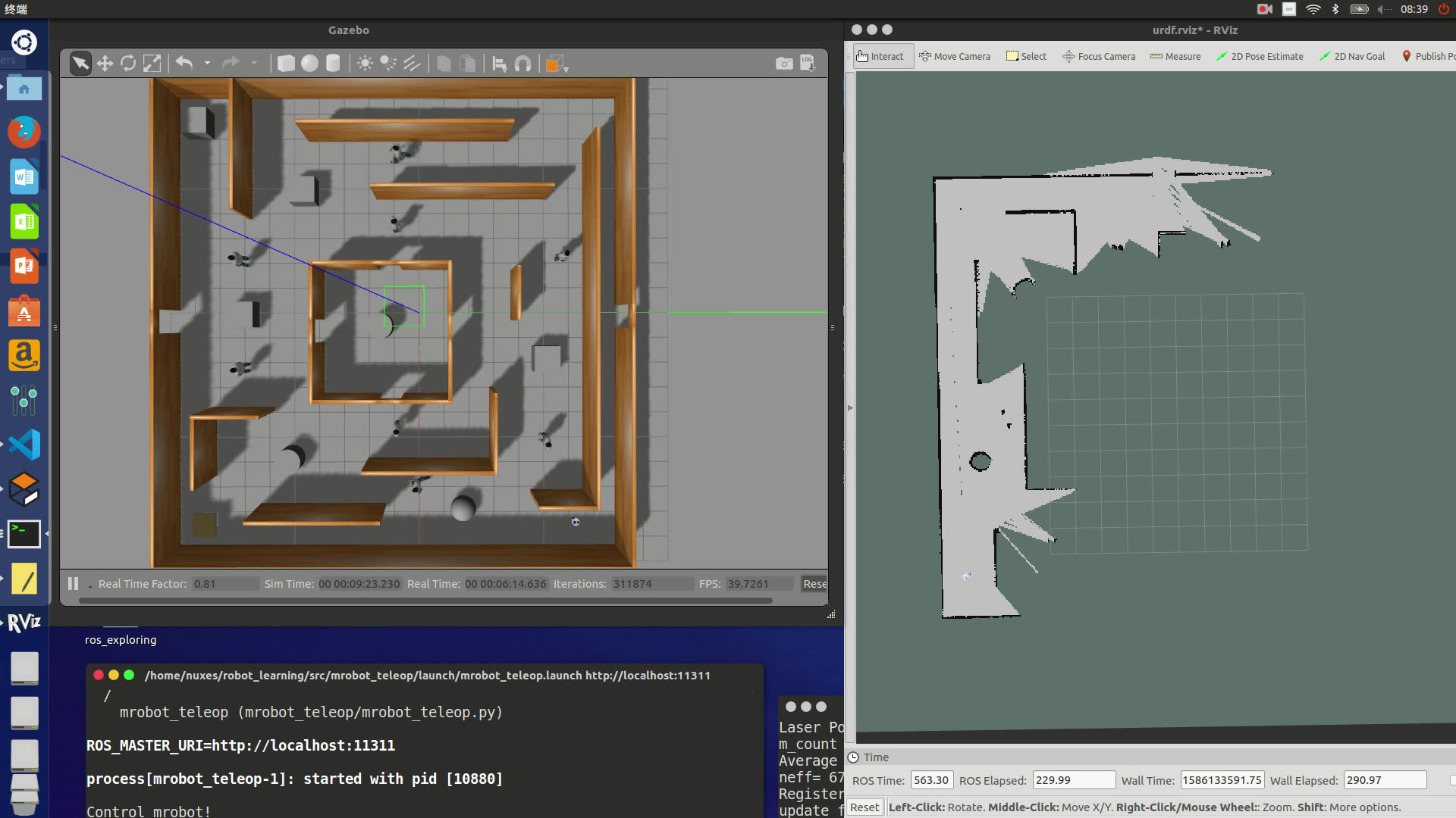 gmapping建图_哔哩哔哩_bilibili
