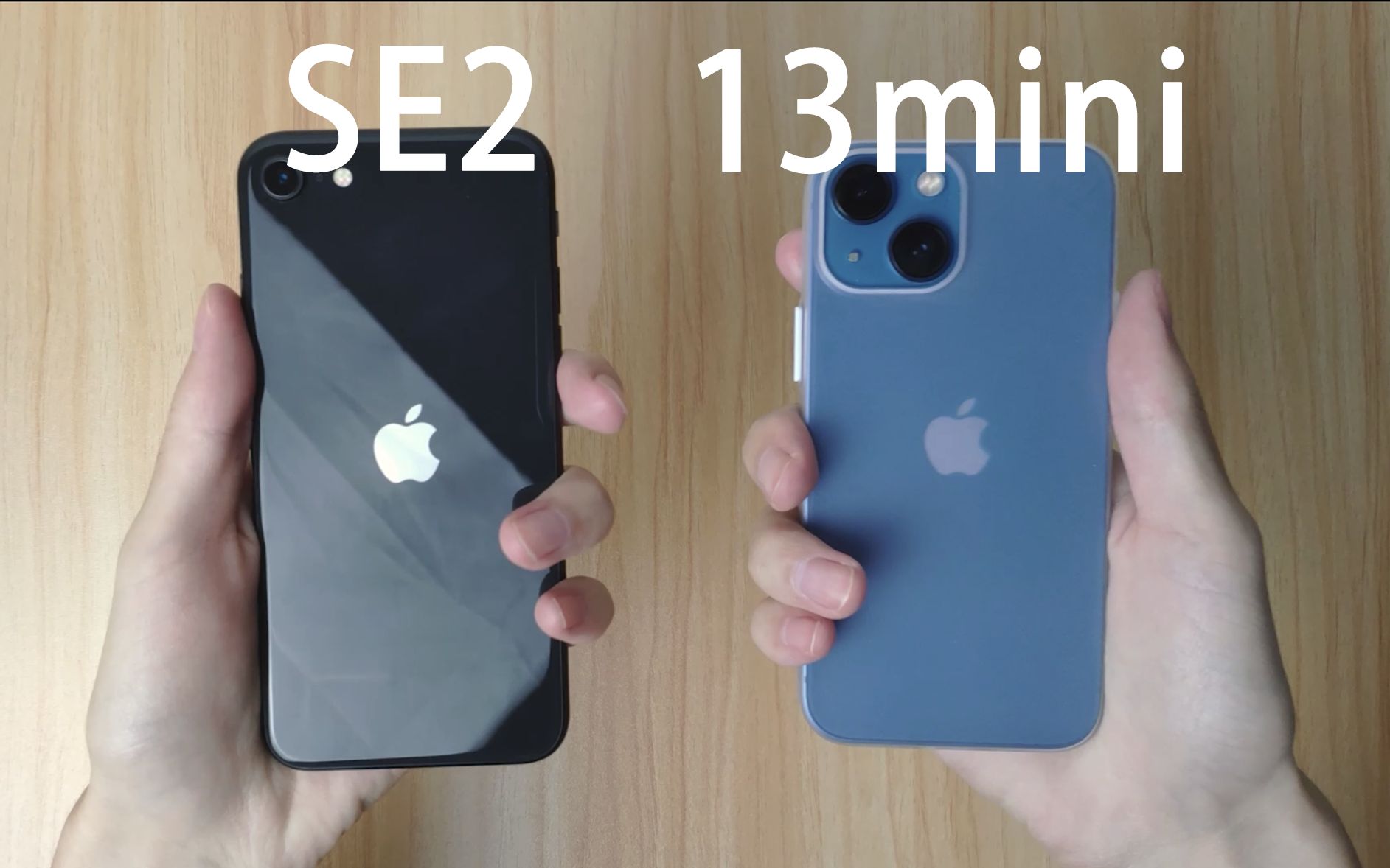 2021年最便宜的在售iPhone SE2对比13mini 到底什么样的手机是 - 哔哩哔哩