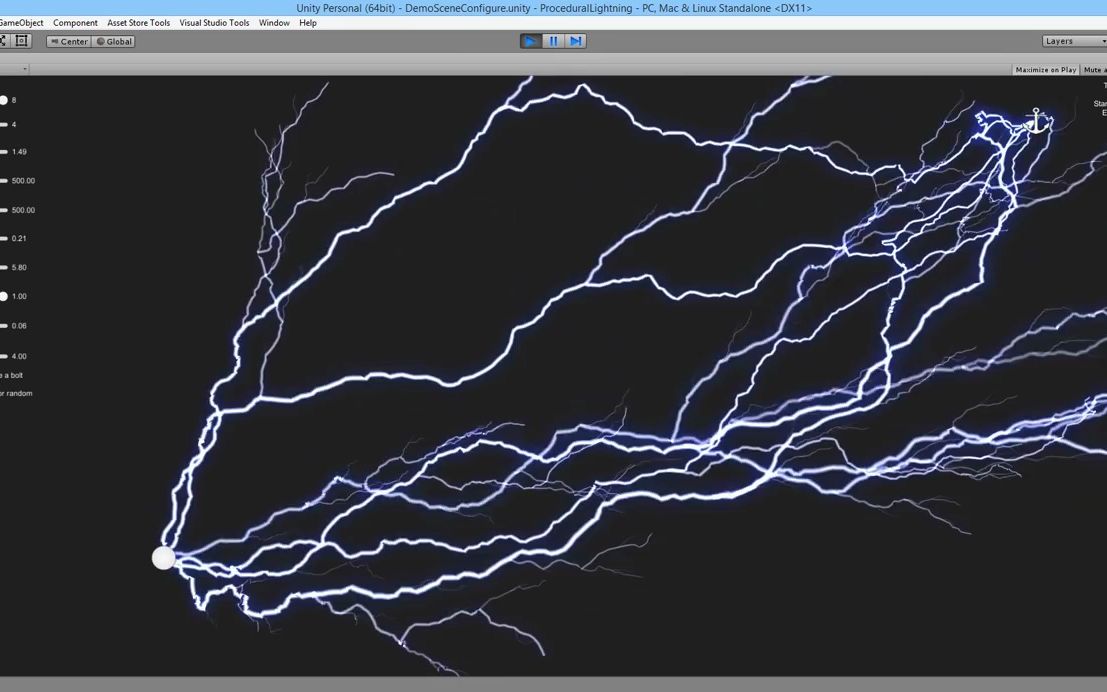 Unity - 程序化闪电 Procedural Lightning - High Performance and Shocking Lightning - 视频下载 Video Downloader