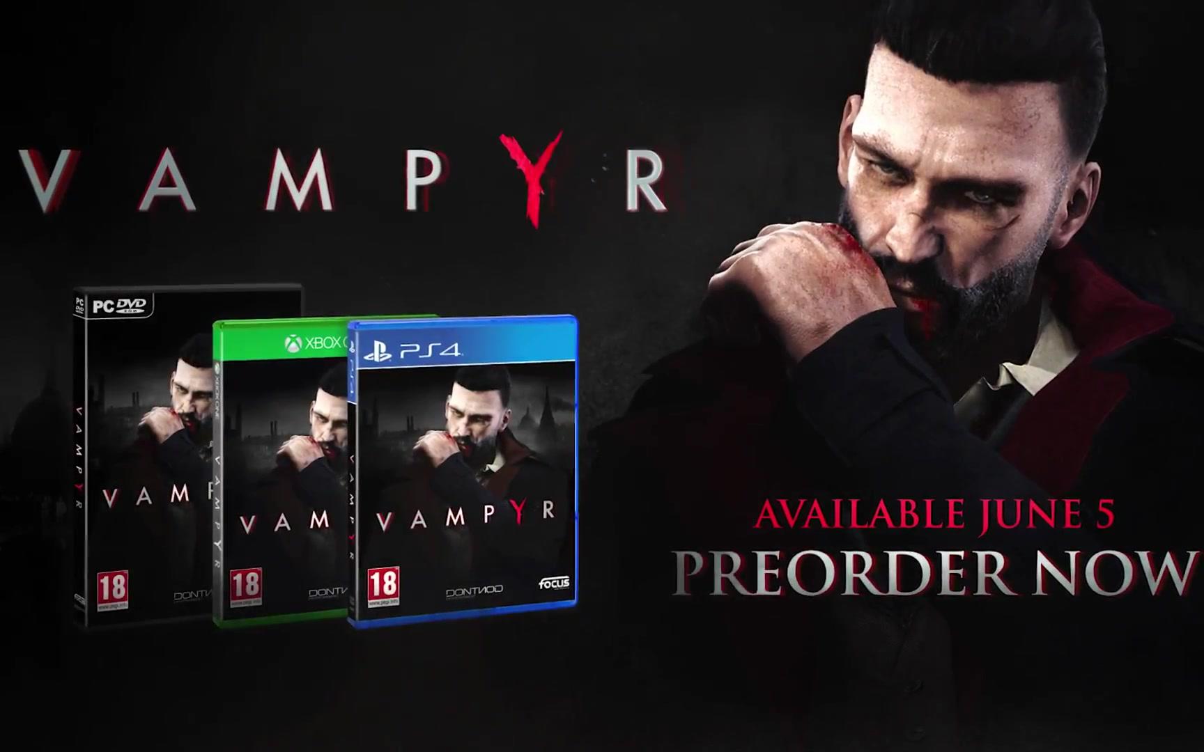 Vampyr Official Story Trailer_哔哩哔哩_bilibili