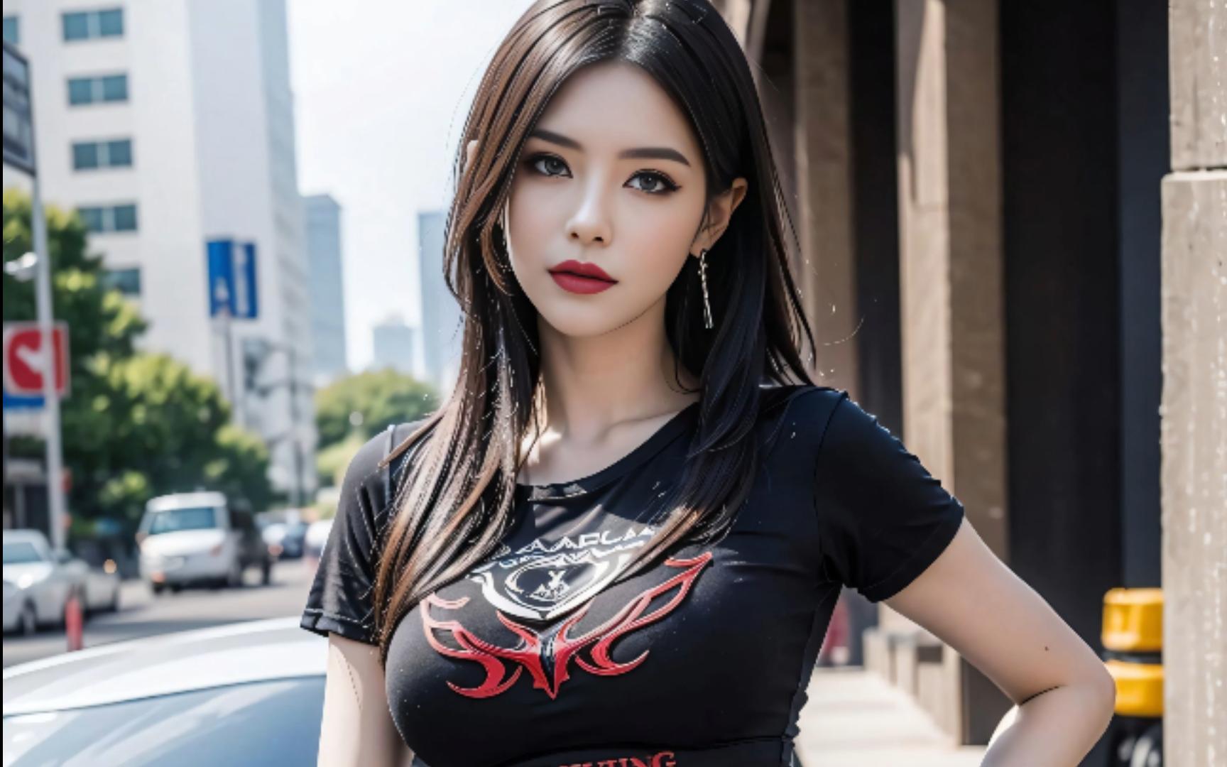 【ai绘画】4k超清时尚完美的牛仔裤美女 哔哩哔哩