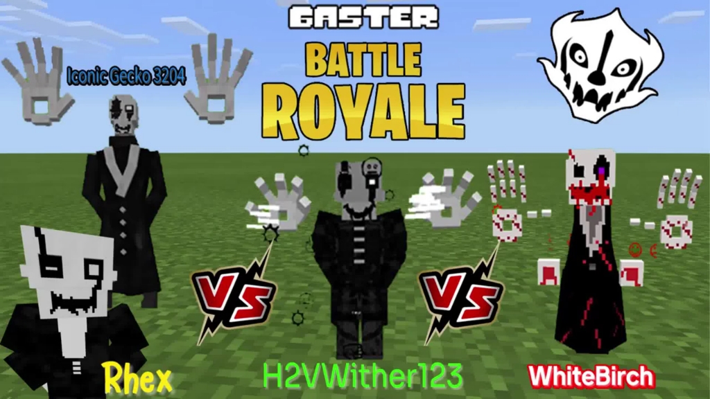 Bloody Gaster (雨白桦) VS Gaster V3 (Iconic Gecko) VS Gaster (H2V) VS ...