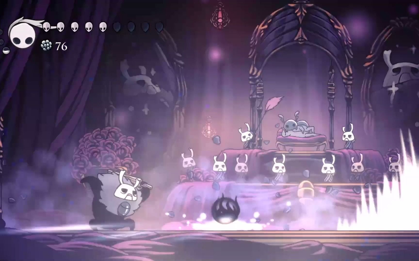 空洞骑士 梦境BOSS 灰色骑士佐特 LV4_哔哩哔哩_bilibili