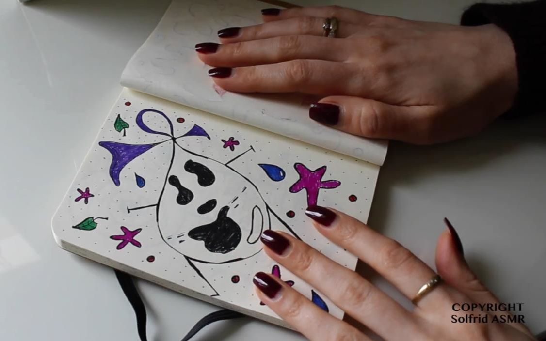 【ASMR】Solfrid ASMR - 翻阅姐姐的速写本（无人声） - 视频下载 Video Downloader