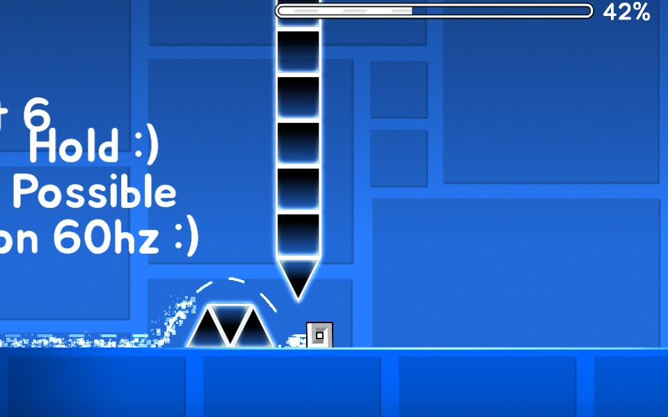 Frame Perfect On 60Hz_哔哩哔哩bilibili_几何冲刺