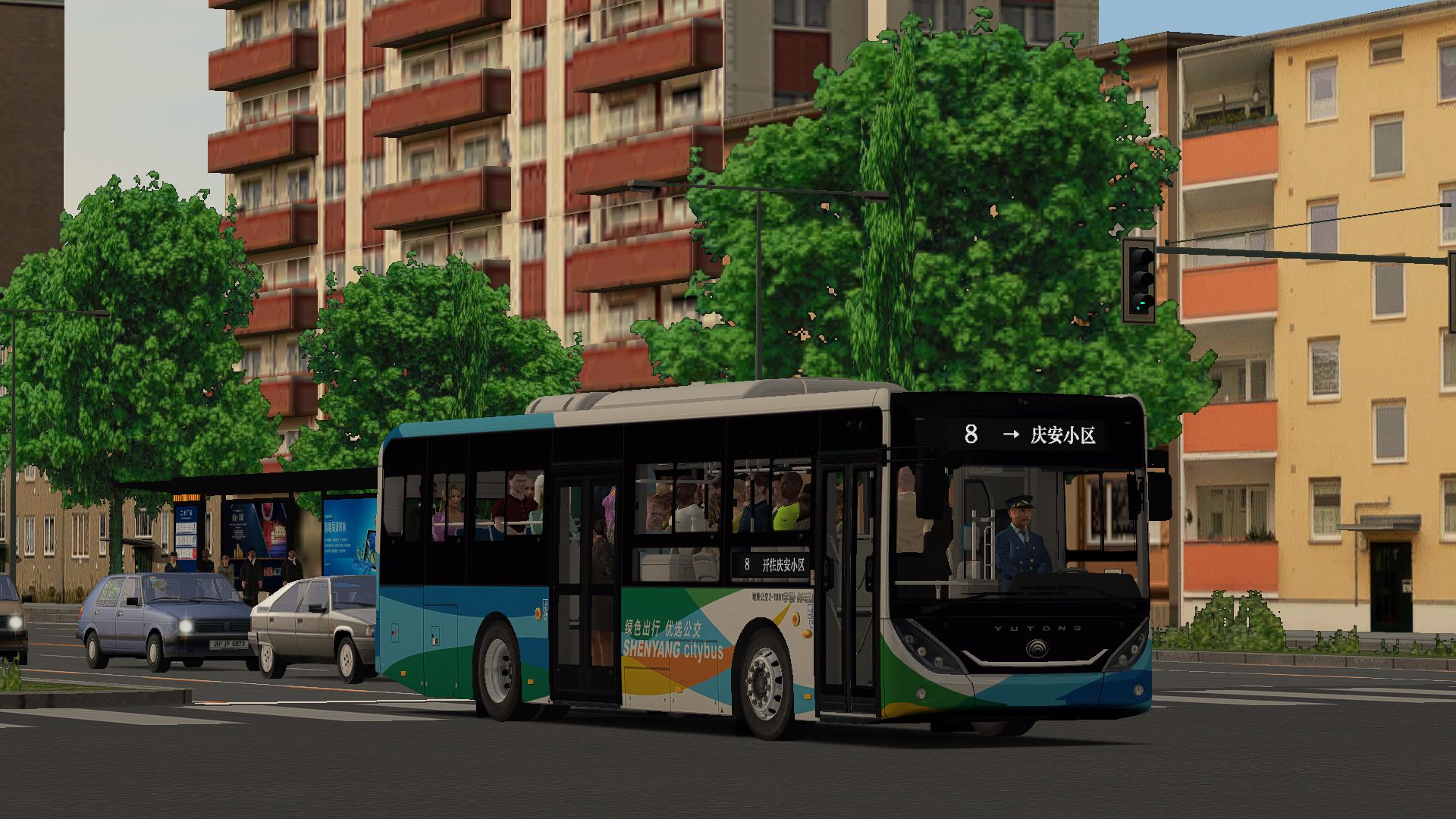 [OMSI2]金河市3.0 8 金河客運站 to 慶安花園 - 哔哩哔哩