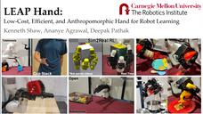 LEAP Hand：用于机器人学习的低成本、高效和拟人化的机械手 - 哔哩哔哩