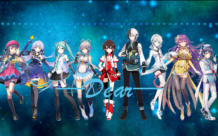 【Dear】 V家9人中文合唱 （VOCALOID COVER）_哔哩哔哩 (゜-゜)つロ 干杯~-bilibili