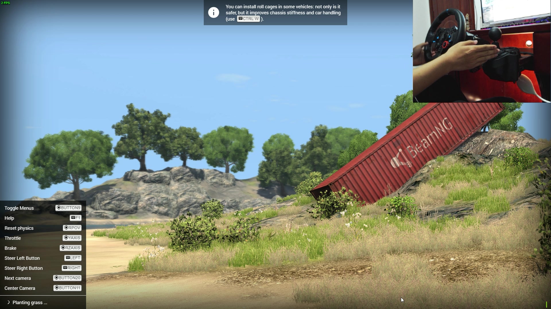 BeamngDriver方向盘外设设置教程_哔哩哔哩_bilibili