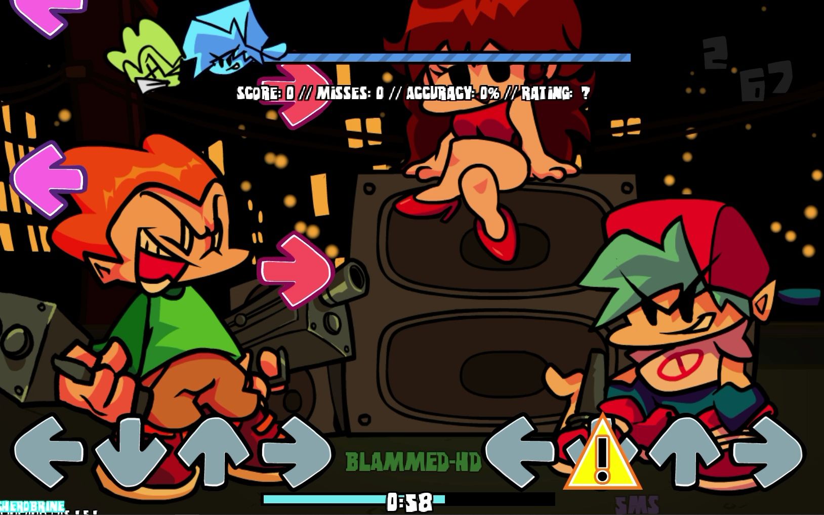 Blammed-hd 但是由fps plus的pico和bf来唱 - 哔哩哔哩