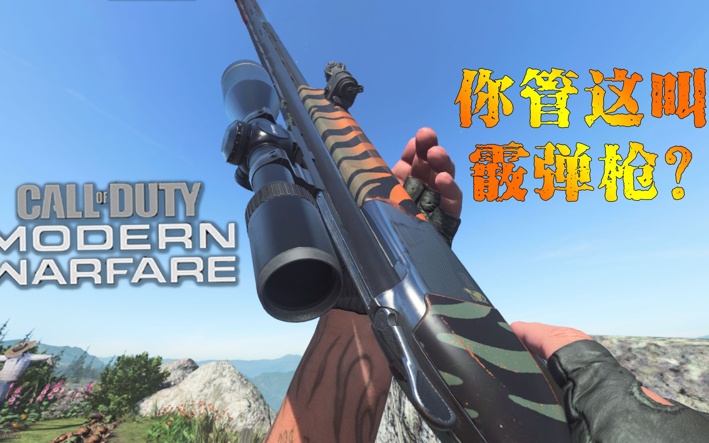 使命召唤16:您管这叫霰弹枪？改装725喷子，你确定这不是狙？_哔哩哔哩_bilibili