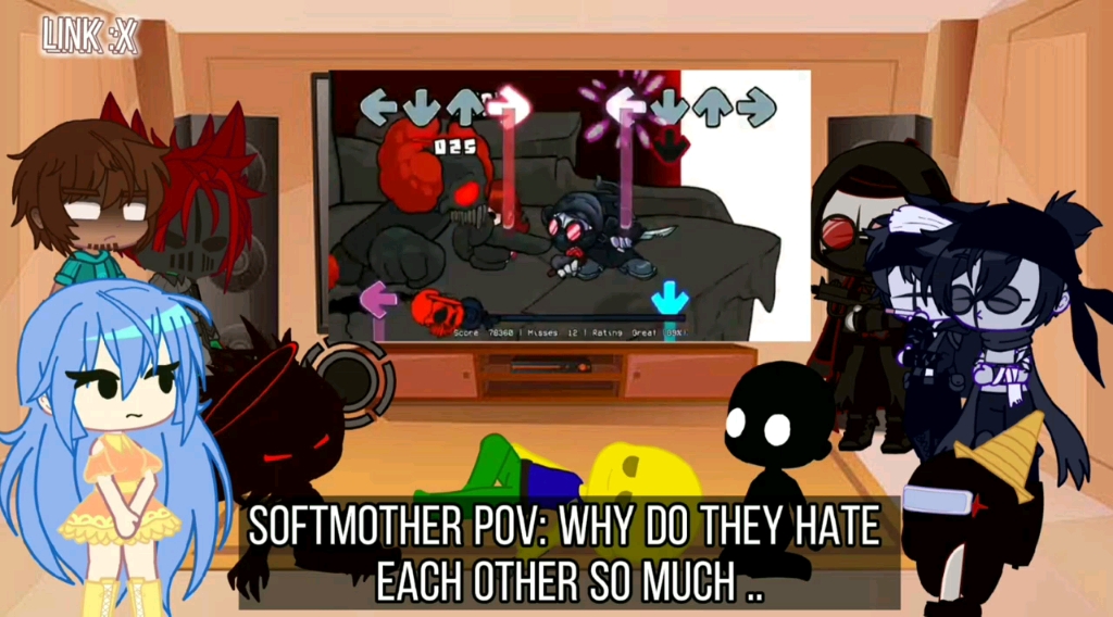 Friday night funkin MOD反应Tricky VS Accelerant Hank Over Expurgation_哔哩哔 ...