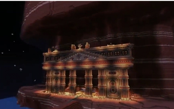 Minecraft 英国Fyre建筑团队作品 —— Red Rock City_哔哩哔哩_bilibili