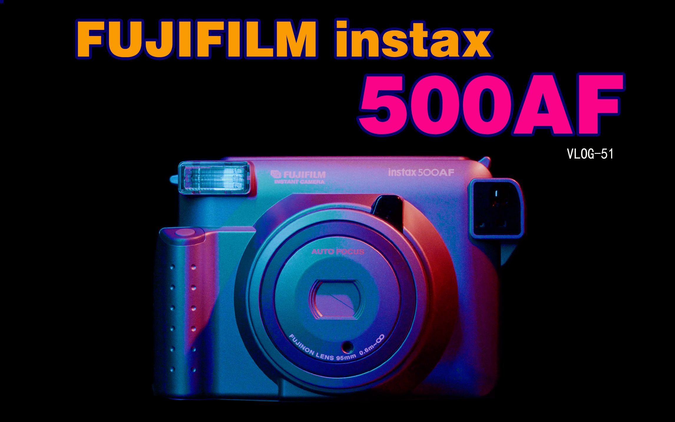 最好用的宽幅拍立得相机！富士机皇 FUJIFILM 500AF | 大耳蟹VLOG_哔哩哔哩_bilibili