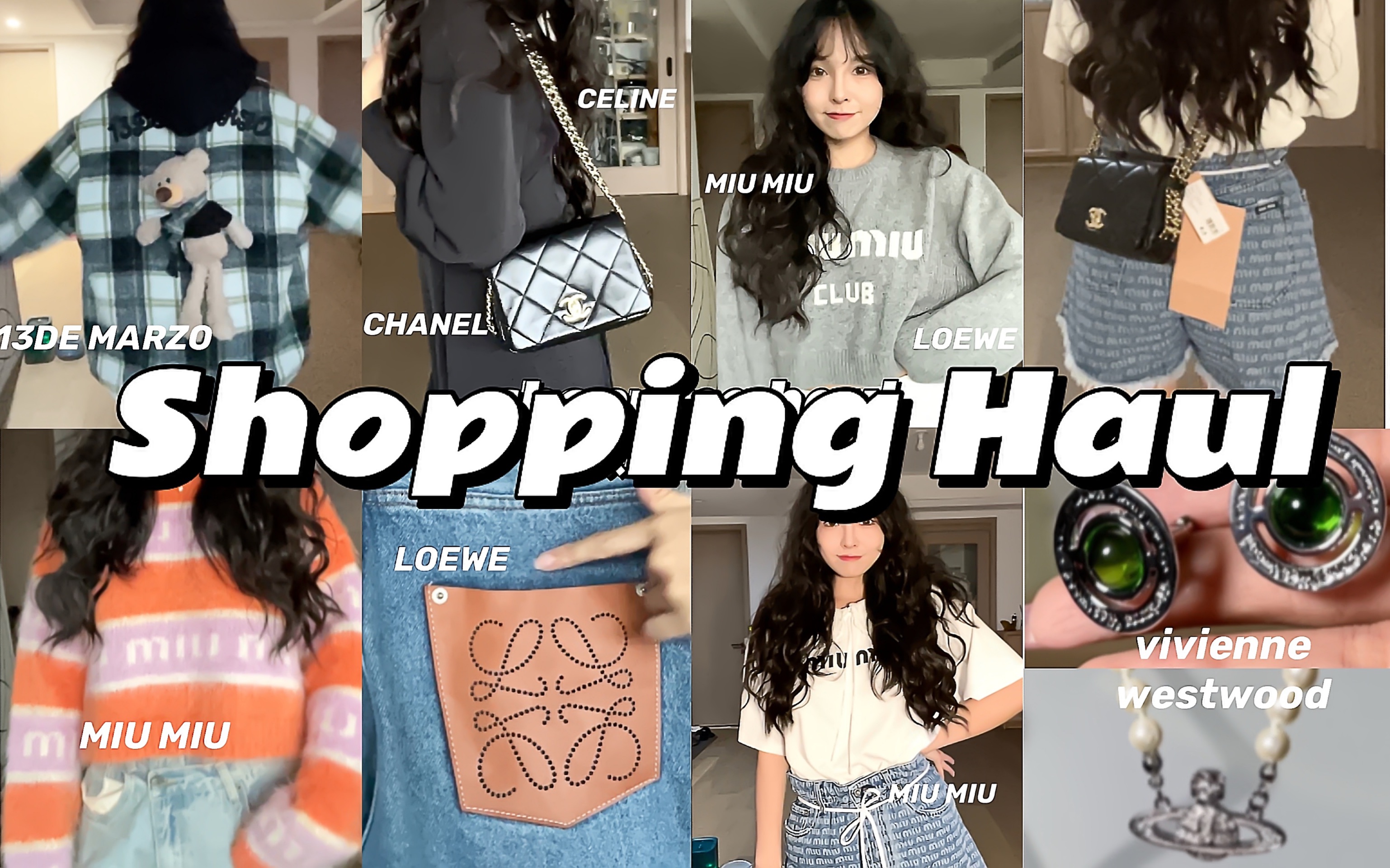 又花10w买了啥？Chanel 22P宽链条｜Miumiu｜Celine｜Loe - 哔哩哔哩