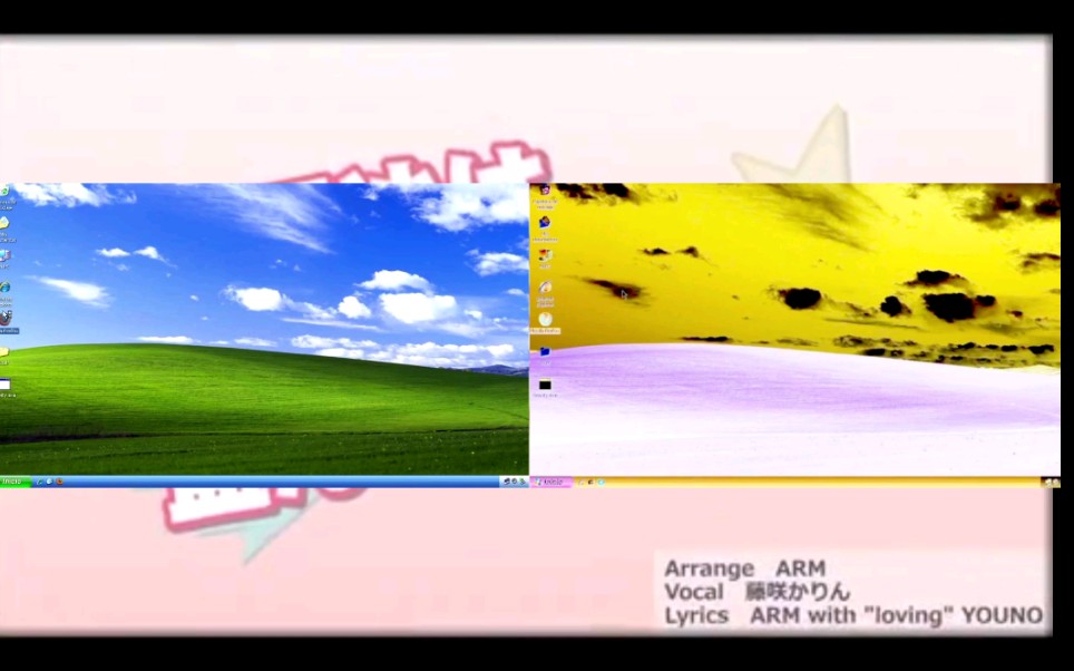 Windows xp Crazy Error(对比版)_哔哩哔哩_bilibili