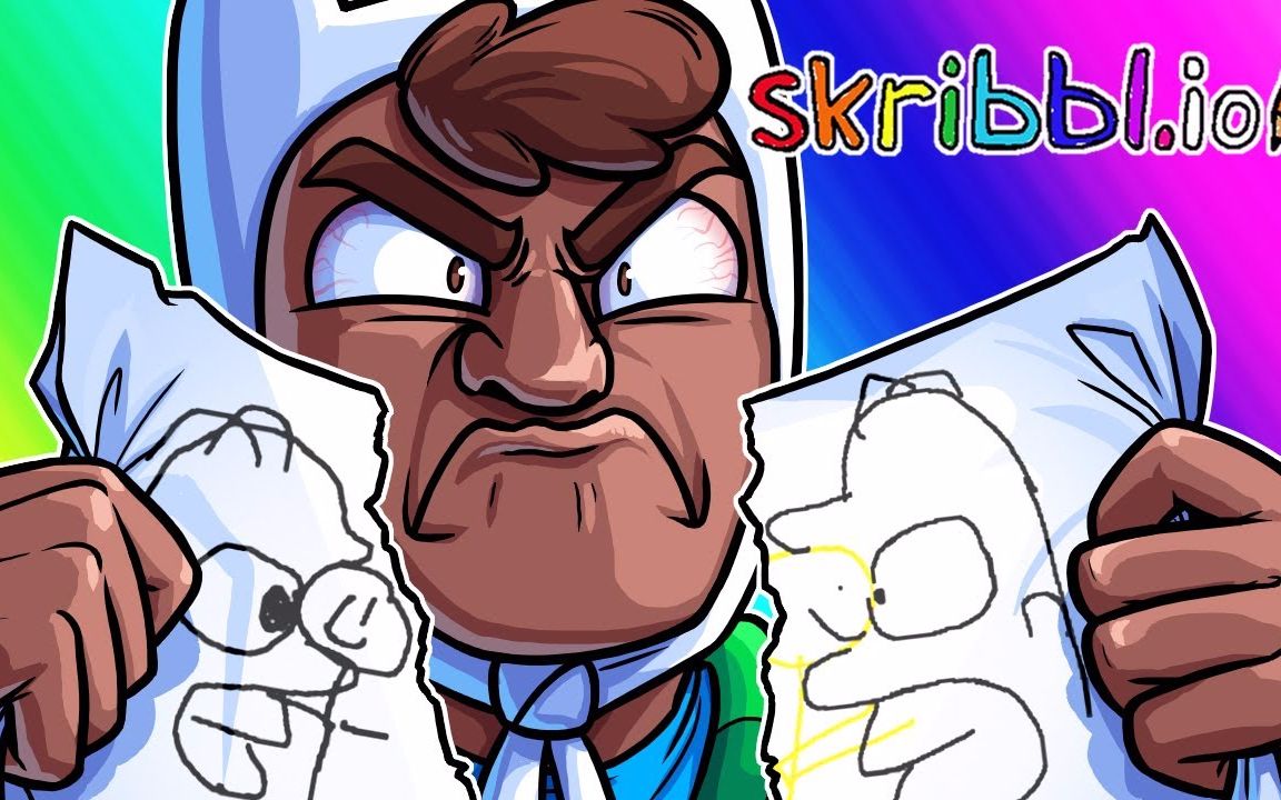 【Vanoss Gaming】中英机翻：你画我猜！| Vanoss的脑子里都装的是什么鬼！！？？_哔哩哔哩_bilibili